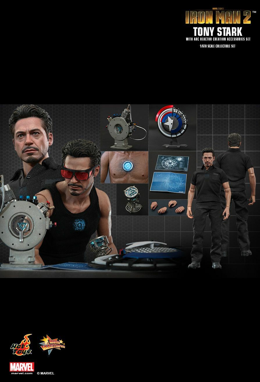 hottoys TONY STARK WITH ARC REACTOR CREATION ACCESSORIE