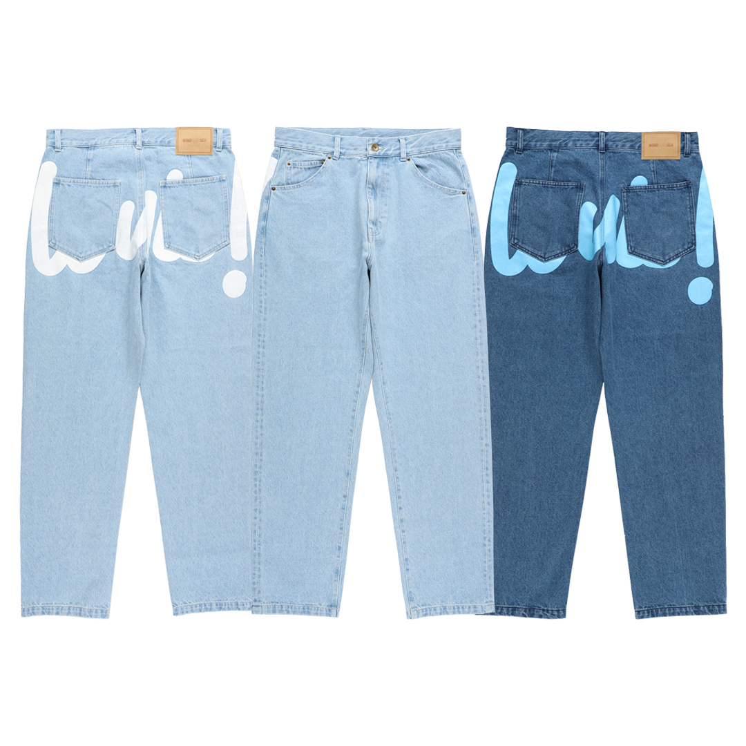 RON LOUIS X WIND AND SEA DENIM PANTS