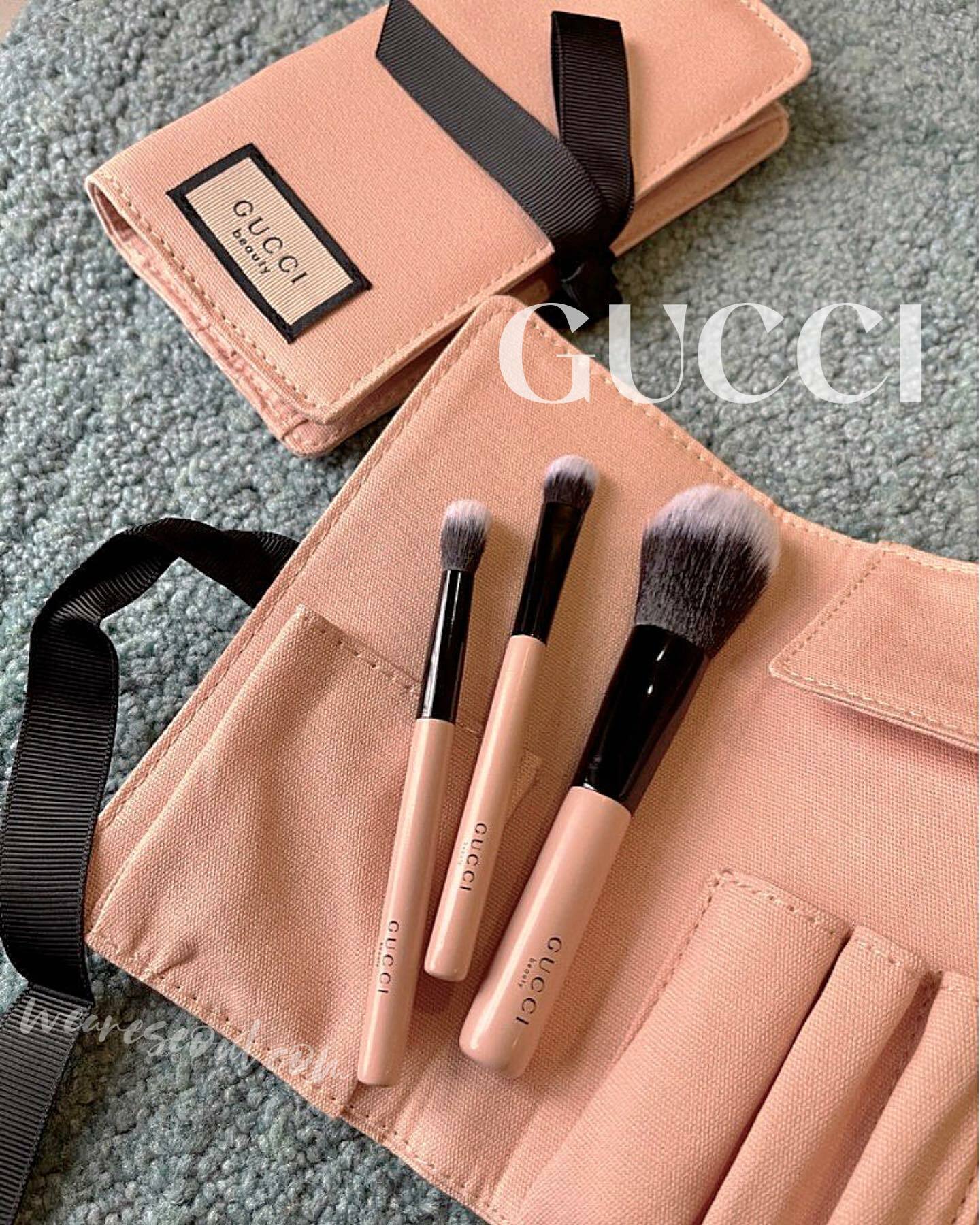 少女心大爆發 💗 仙氣藕粉超靚呀！GUCCI 便携化妝掃* 連化妝包 weareseiul.com