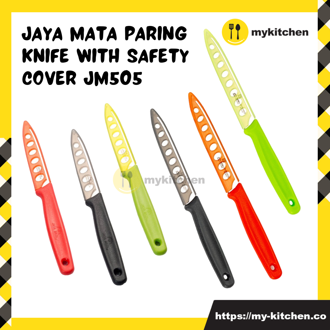 [MY KITCHEN] Jaya Mata Paring Knife With Safety Cover J