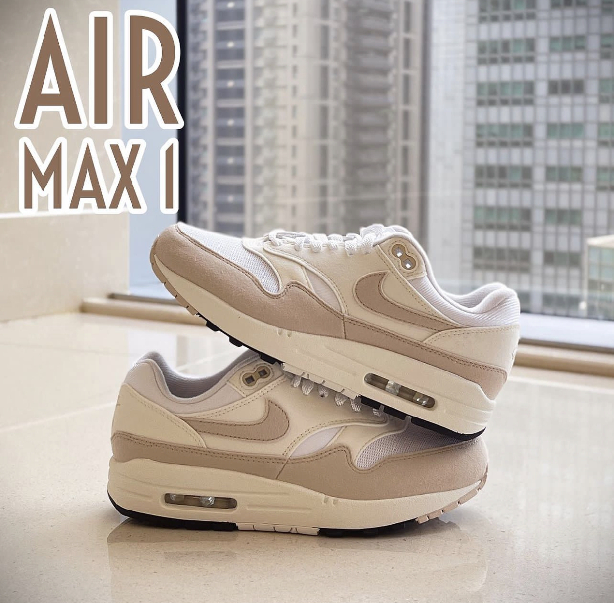 NIKE AIR MAX 1 "PALE IVORY"