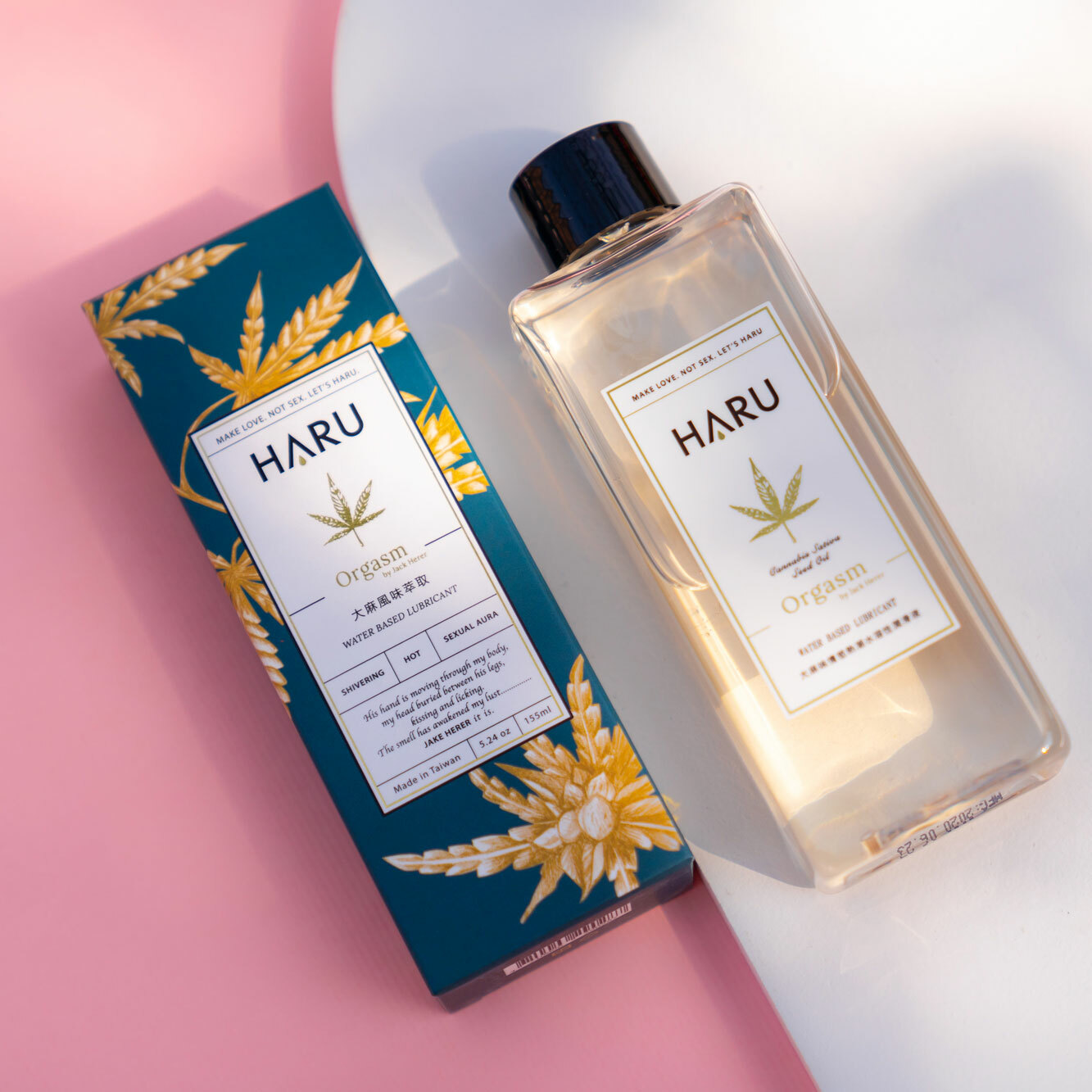 HARU ORGASM by Jack Herer 大麻情慾香氛熱感潤滑液155ml｜西斯玩具™－官方網站