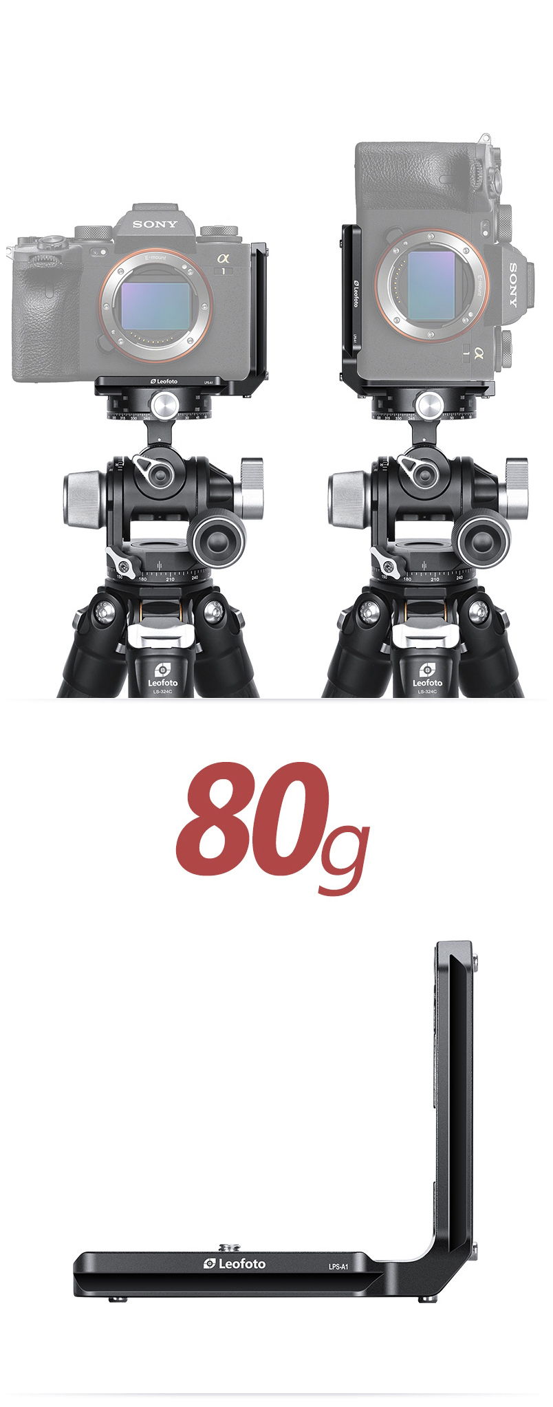 Leofoto LPS-A1 L plate for Sony A1