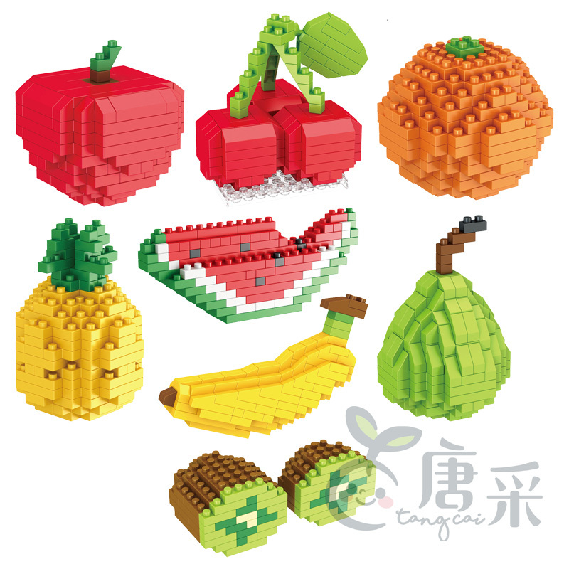 【唐采】水果袋裝積木-TC-1JM-JK-004