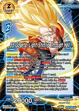 BT22-033 SS Gogeta, Light Shining Through Hell