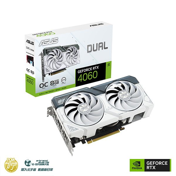 DUAL-RTX4060-O8G-WHITE (DI-E4060C8)