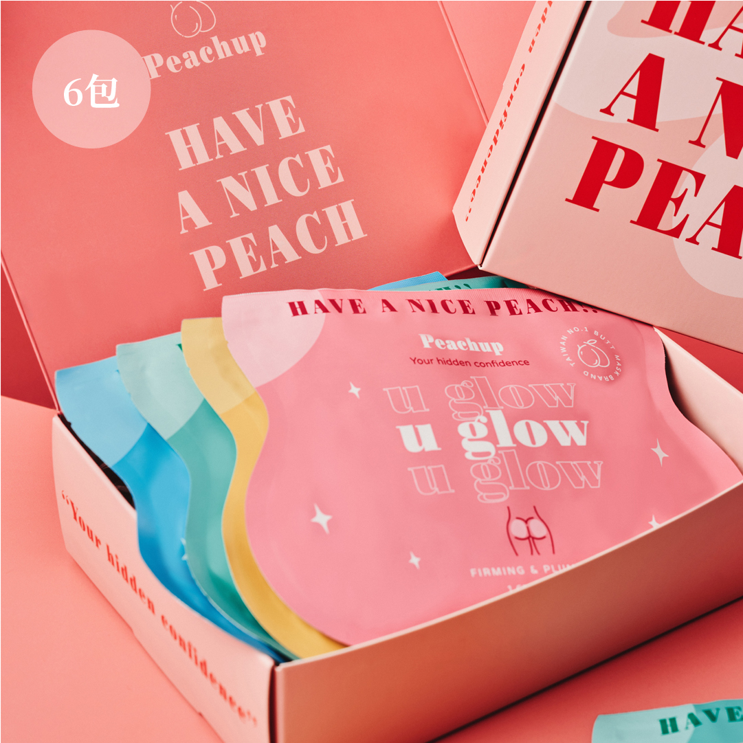 Peachup ｜四款臀膜自由搭配 6包組