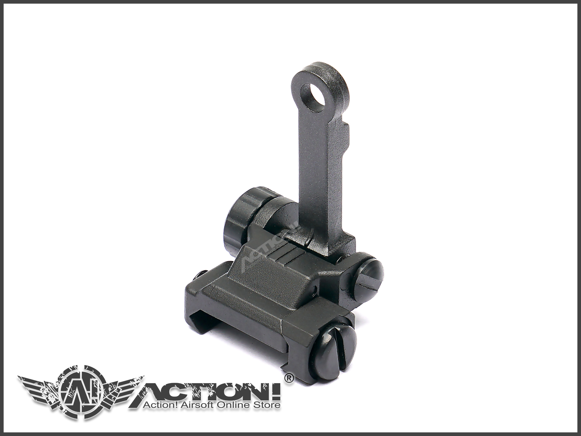 VFC - KAC騎士型 300米 微型 折疊照門 (黑色)