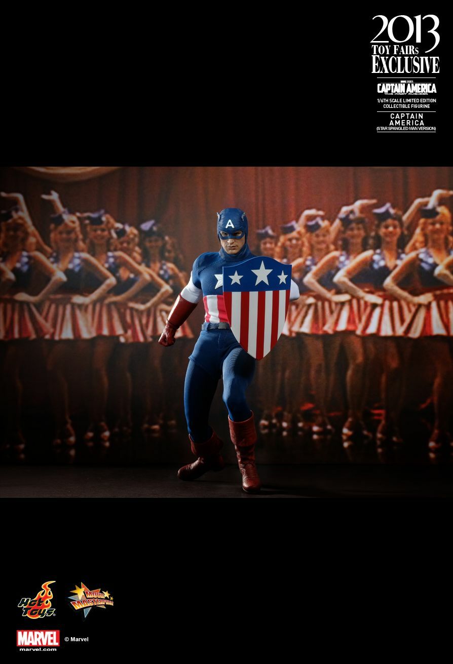 hottoys mms205 CAPTAIN AMERICA (STAR SPANGLED MAN VERSI