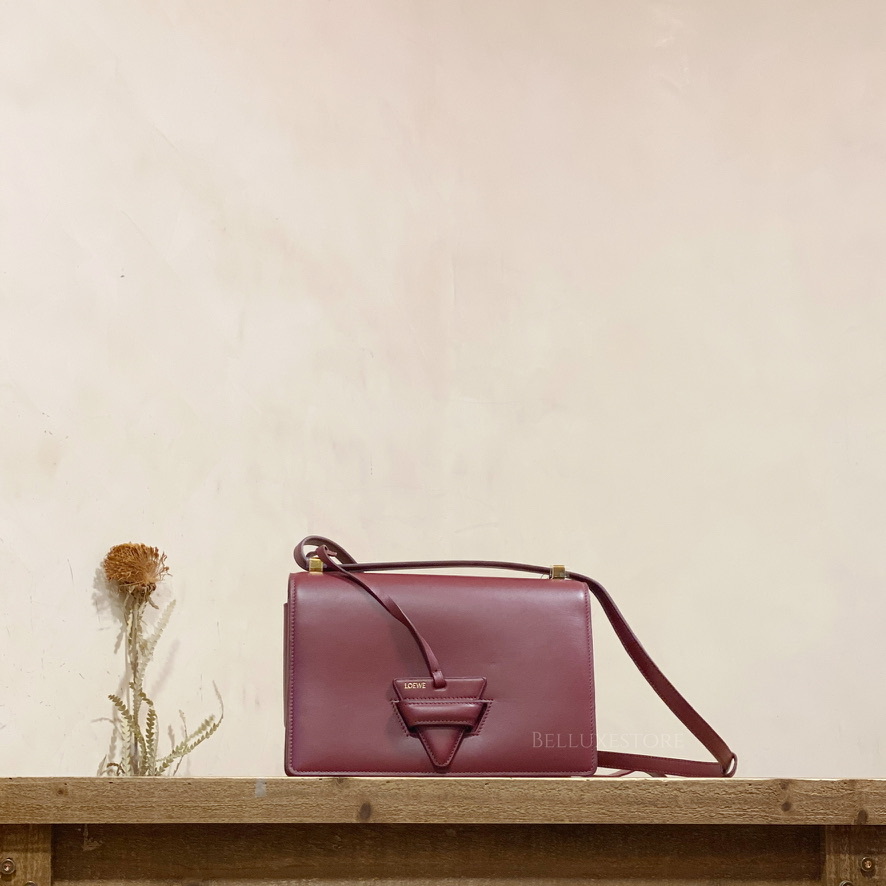 [Unused] Loewe barcelona medium Burgundy