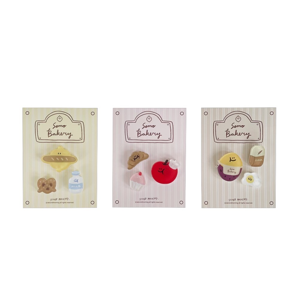 SECOND MORNING Semo's Bakery Magnet Set 甜品系列 磁石套裝