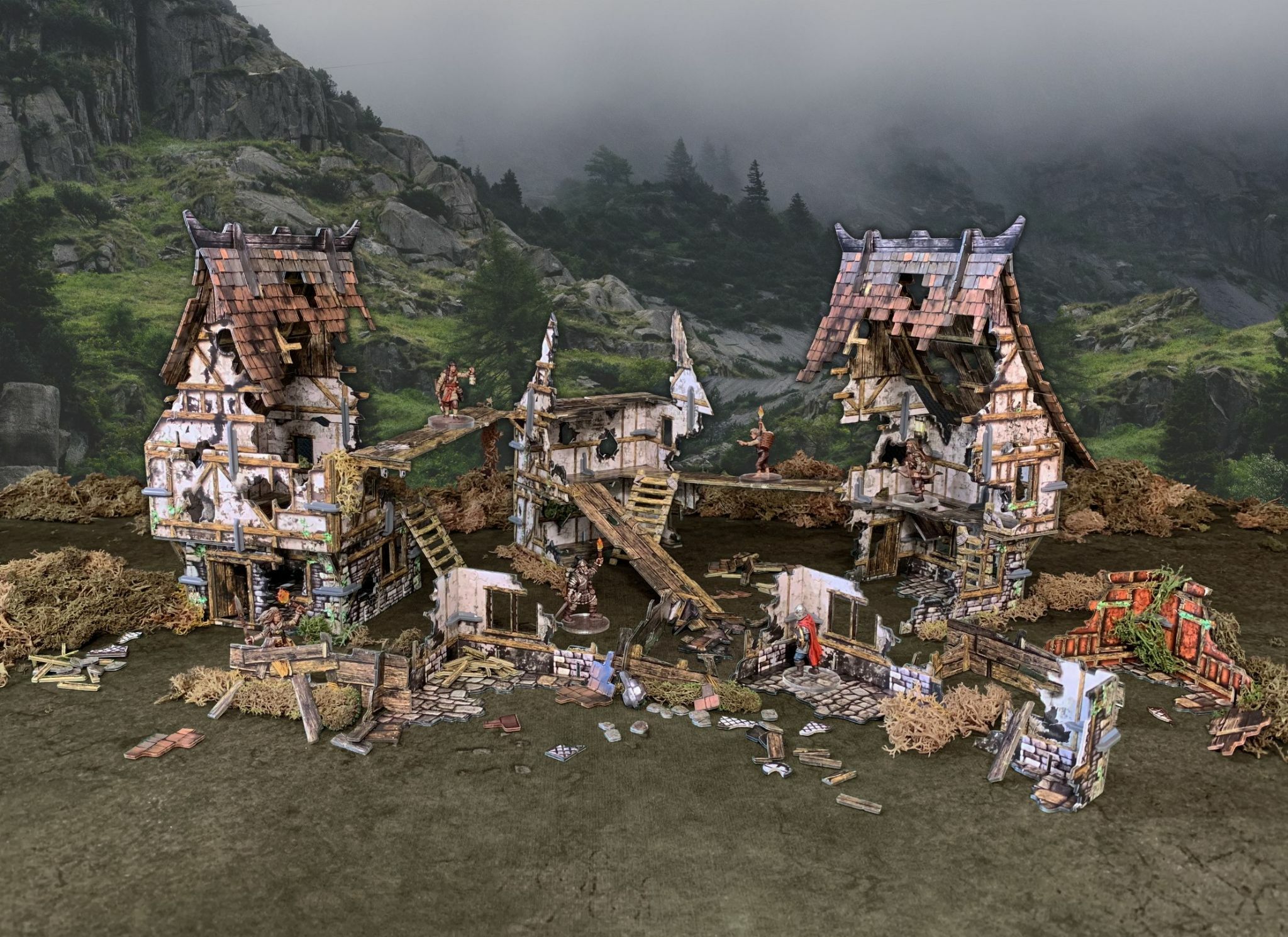 Battle Systems - Terrain: Village Ruins