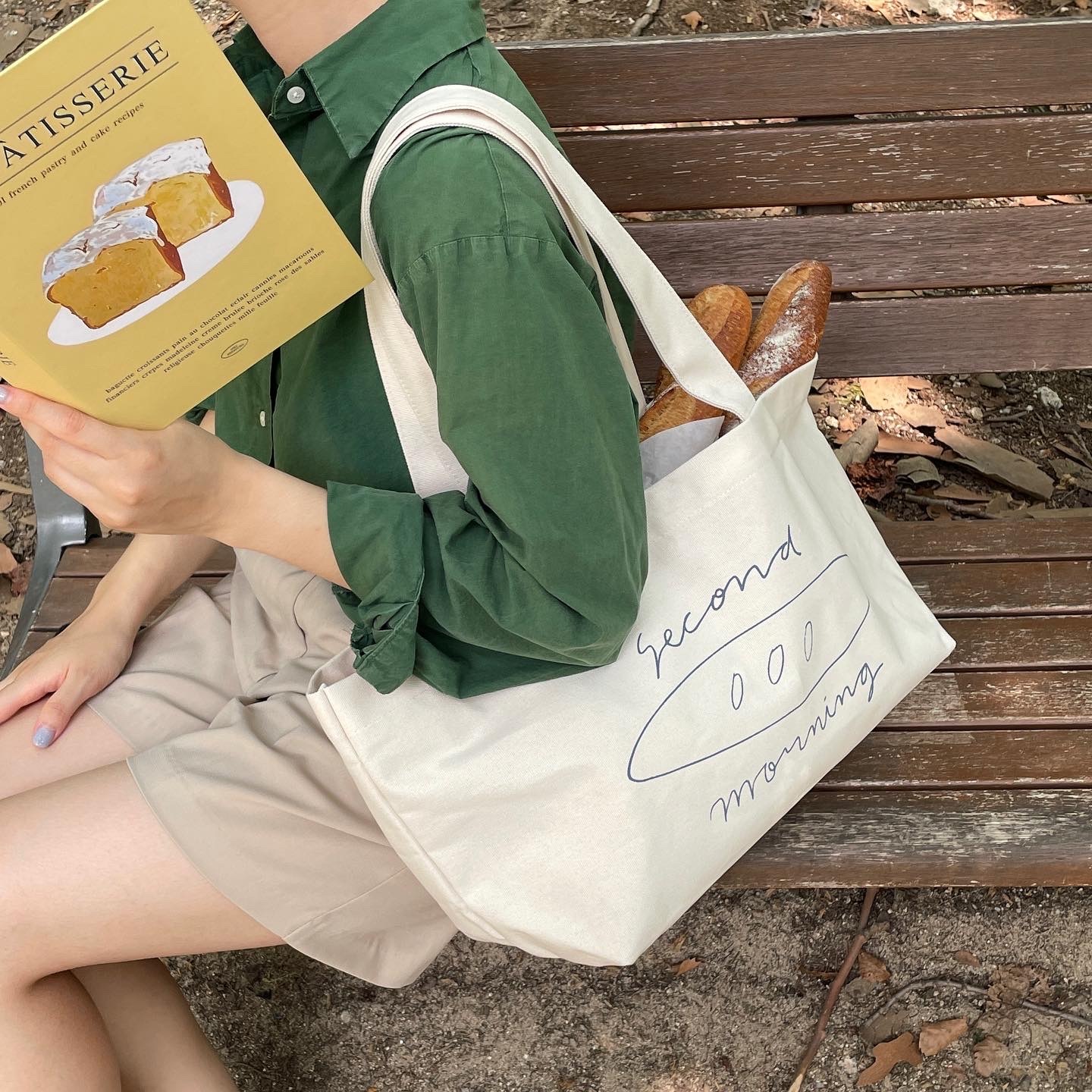 SECOND MORNING Semo's Baguette Bag 法式長包 帆布袋