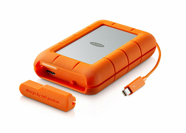 LaCie Rugged Shuttle Usb Type-C Portable Hardware AES-2