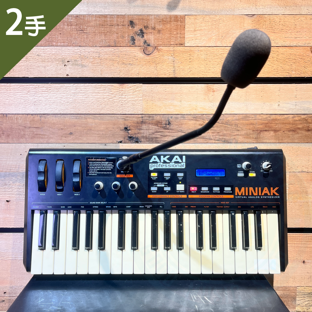 【二手#1882】Akai / Miniak Vocder 合成鍵盤