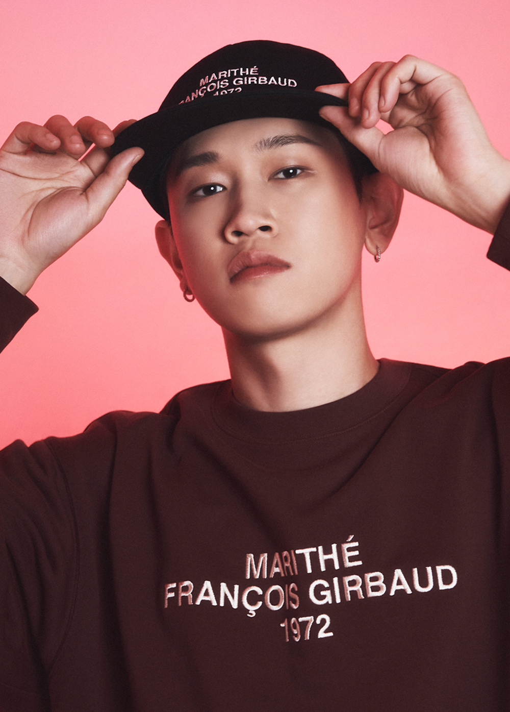 Marithe Francois Girbaud LETTERING LOGO 5PANEL COLOR BL