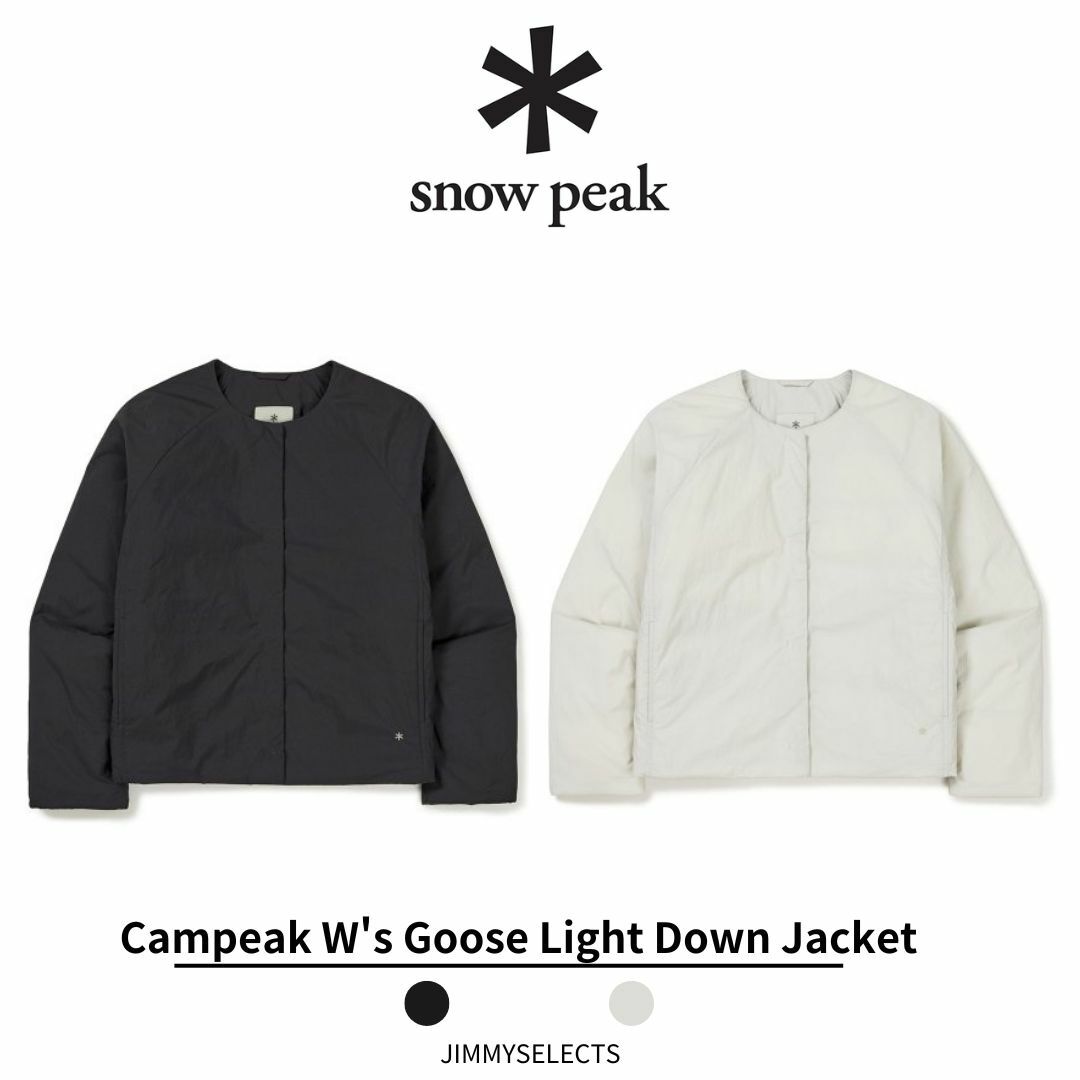 Snow Peak 雪諾必克 女 Campeak 輕量 鵝絨 圓領 外套 S23WWKDJ25