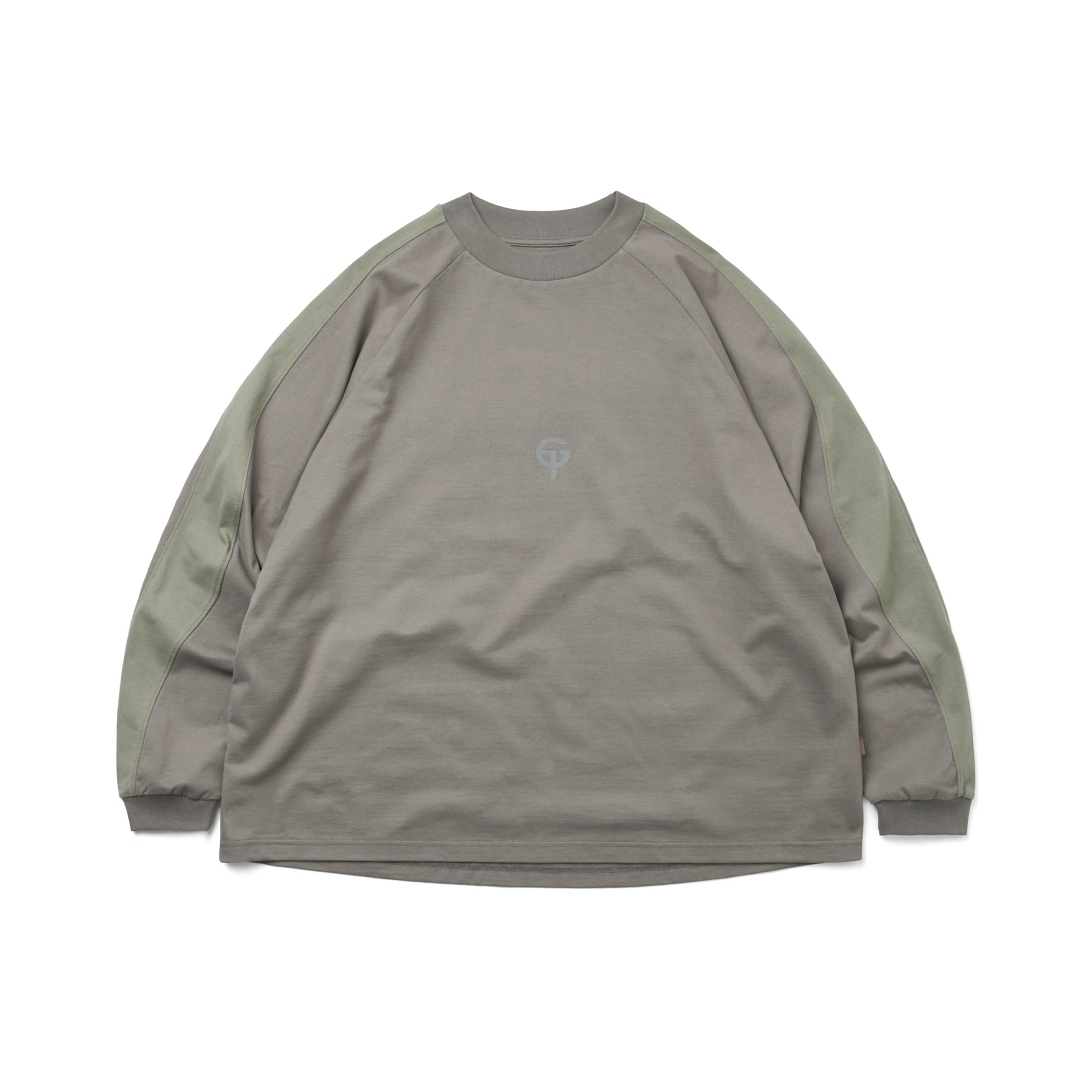 “Gof-T1” Binary Graphic L/S Tee by GOOPiMADE - Iron