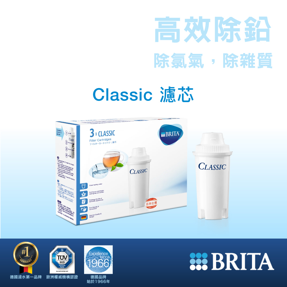 BRITA 3 Pack Classic Cartridges