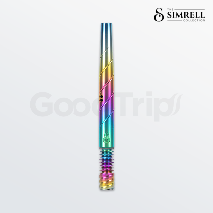 美國 Simrell - Hyper 9 鈦製氣流王者 - 彩虹色 - 長版 - DynaVap