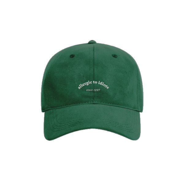 Custom Arched Slogan Embroidered Cap