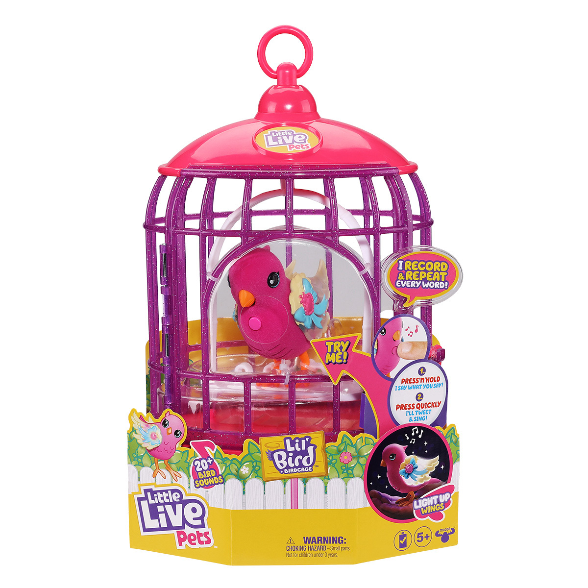 LLP LIL' BIRD S14 BIRD & CAGE TIARA TWINKLES