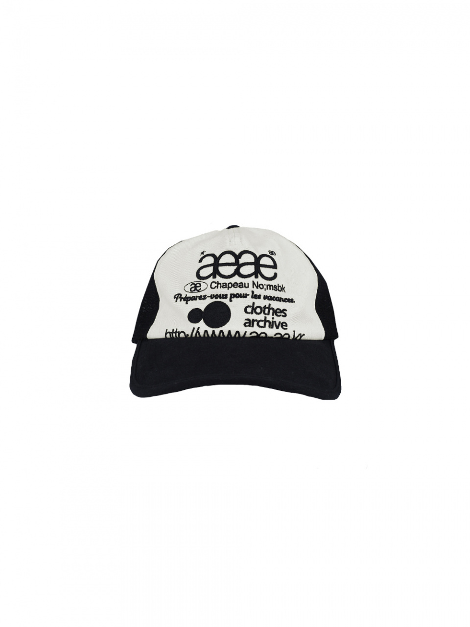 AEAE Web Logo Mesh Cap [BLACK]