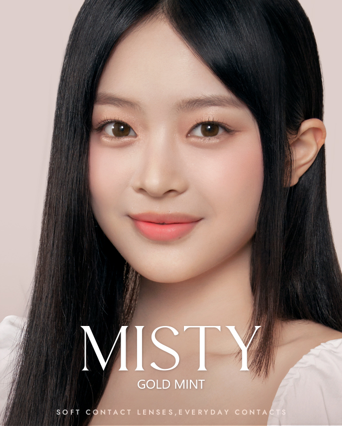 OLENS Misty GOLD MINT One Day Soft Contact Lens [20P]