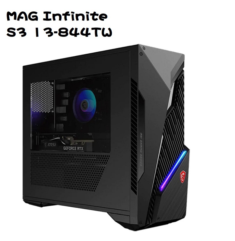 米特3C數位–MSI 微星 MAG Infinite S3 13-844TW i7-13700F/16G/RT