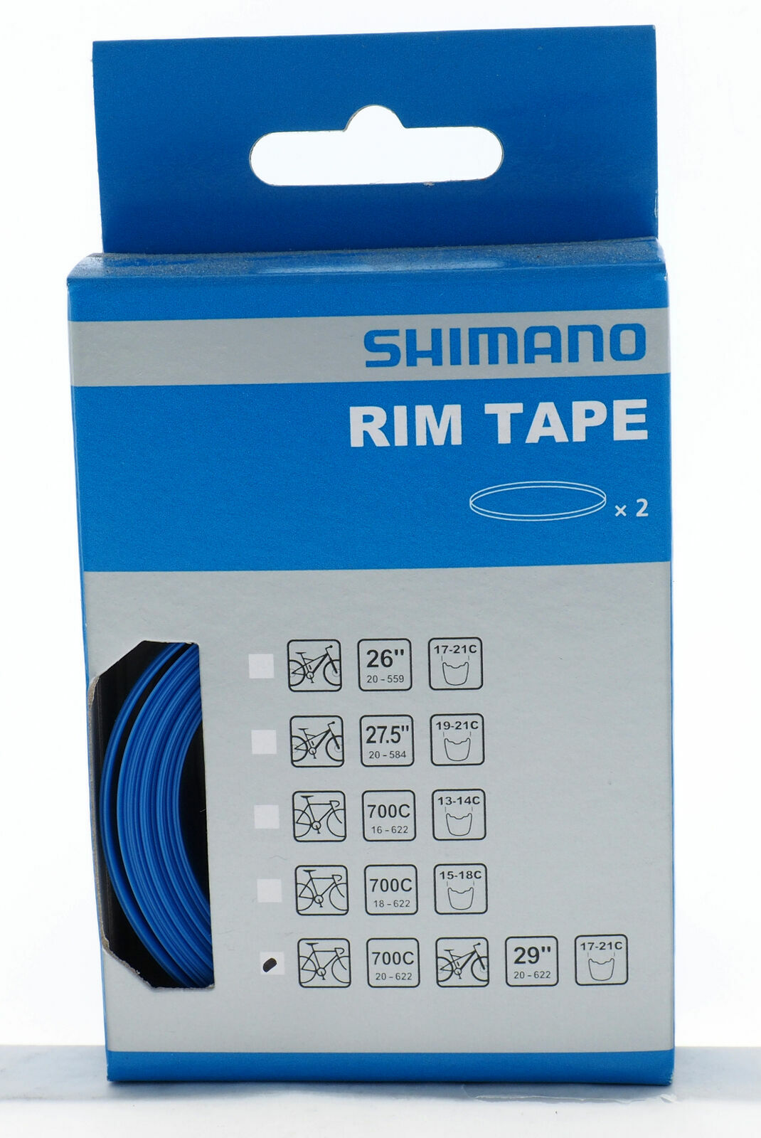 Shimano Rim Tape for ROAD 700c (29" 20-622) 17-21c, 2pc