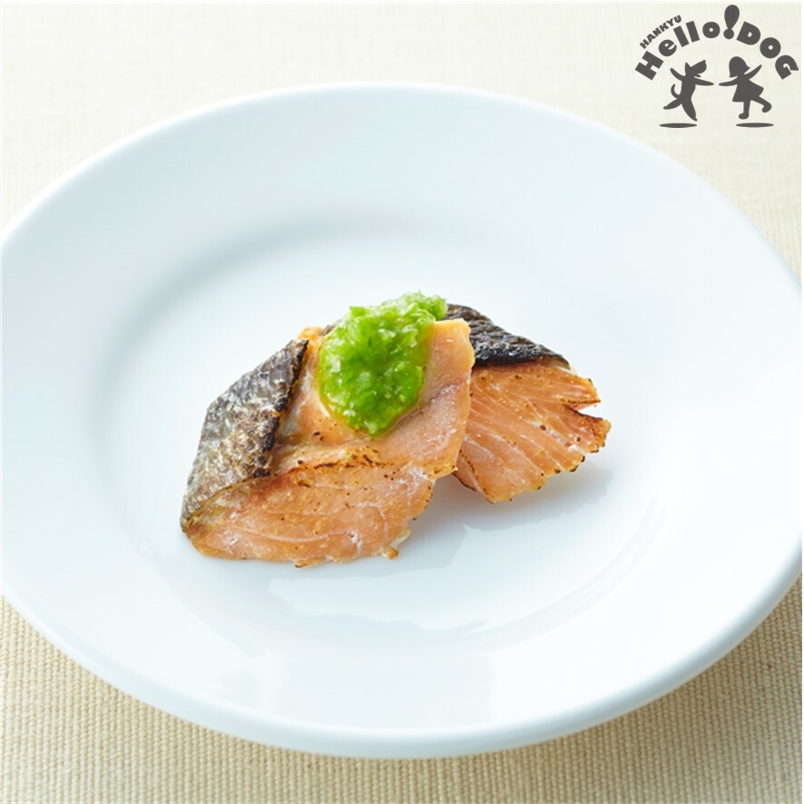 【Hankyu Hello Dog】【Eugreen】小菜濕糧 - 青醬三文魚柳 100g