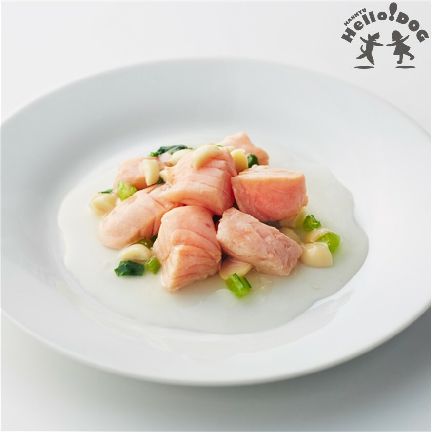 【Hankyu Hello Dog】【Eugreen】[貓用] 小菜濕糧 - 野菜燉三文魚 70g