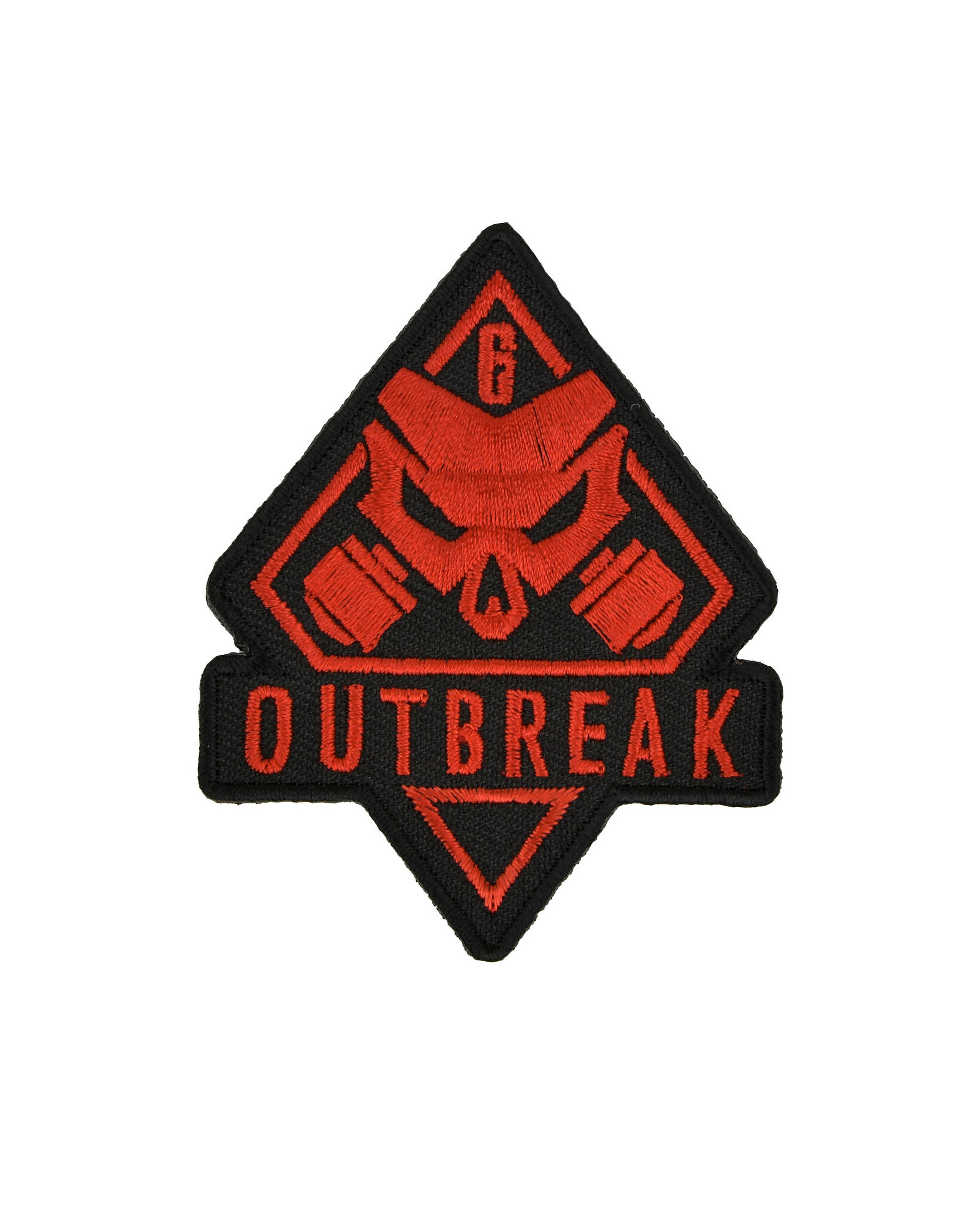 虹彩六號 outbreak模式標誌 電玩主題臂章 刺繡臂章 趣味章 R6臂章 任務臂章 傲骨工坊