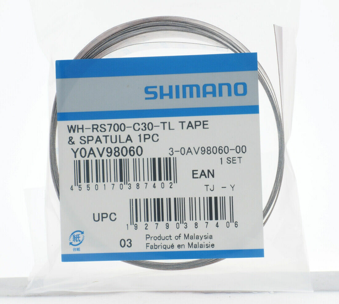 Shimano WH-RS700-C30-TL Tubeless Tape & Spatula, 1pc