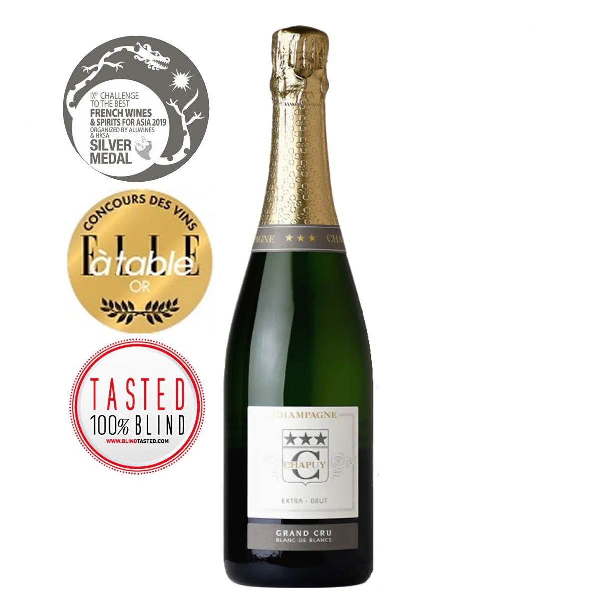 CHAPUY - Extra Brut; Blanc de Blancs; Grand Cru（1025）