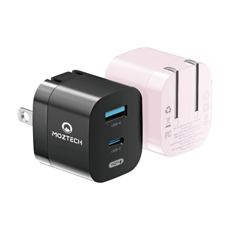 萬魔 MOZTECH│M5 PD33W GaN 雙孔電源供應器