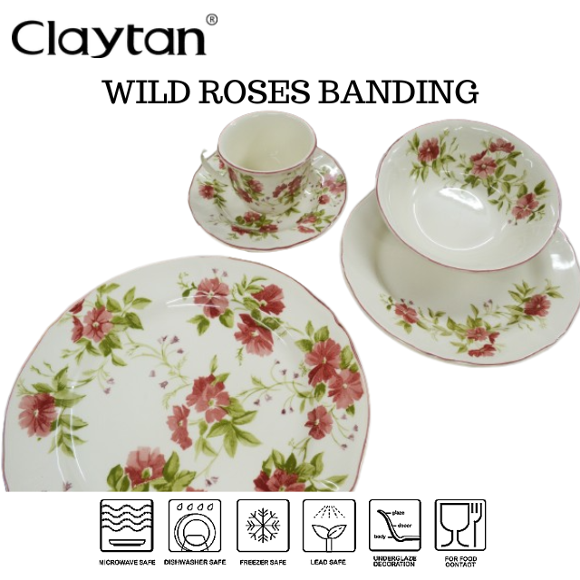 Claytan Wild Rose Complete Range Lead Safe