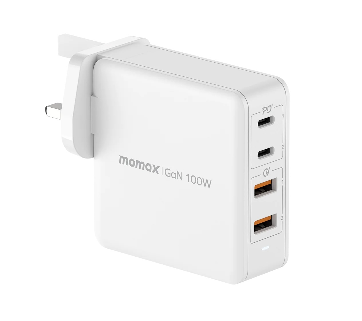 Momax - One Plug GaN 100W 四輸出 快速充電器 UM23AUK