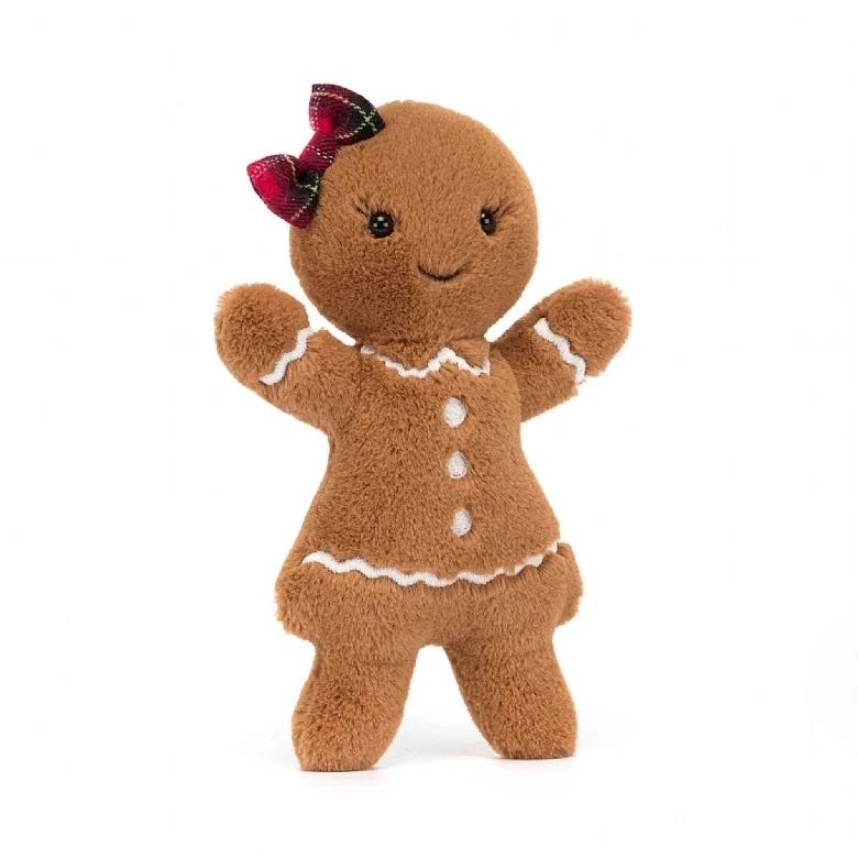 JELLYCAT Jolly Gingerbread Fred / Jolly Gingerbread Rub