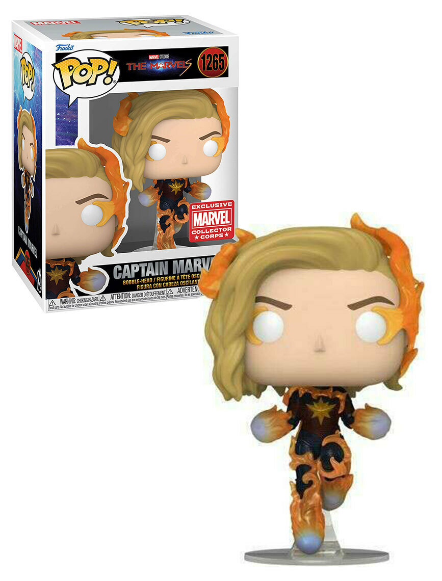 Funko-POP!-Marvel-The Marvels- Captain Marvel#1265(Marv