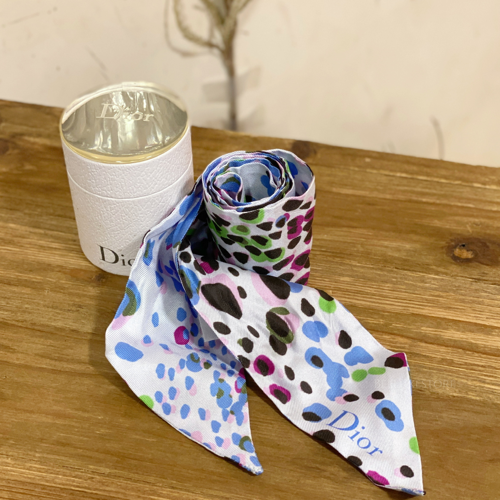 [Pre-owned] Dior twilly multicolor