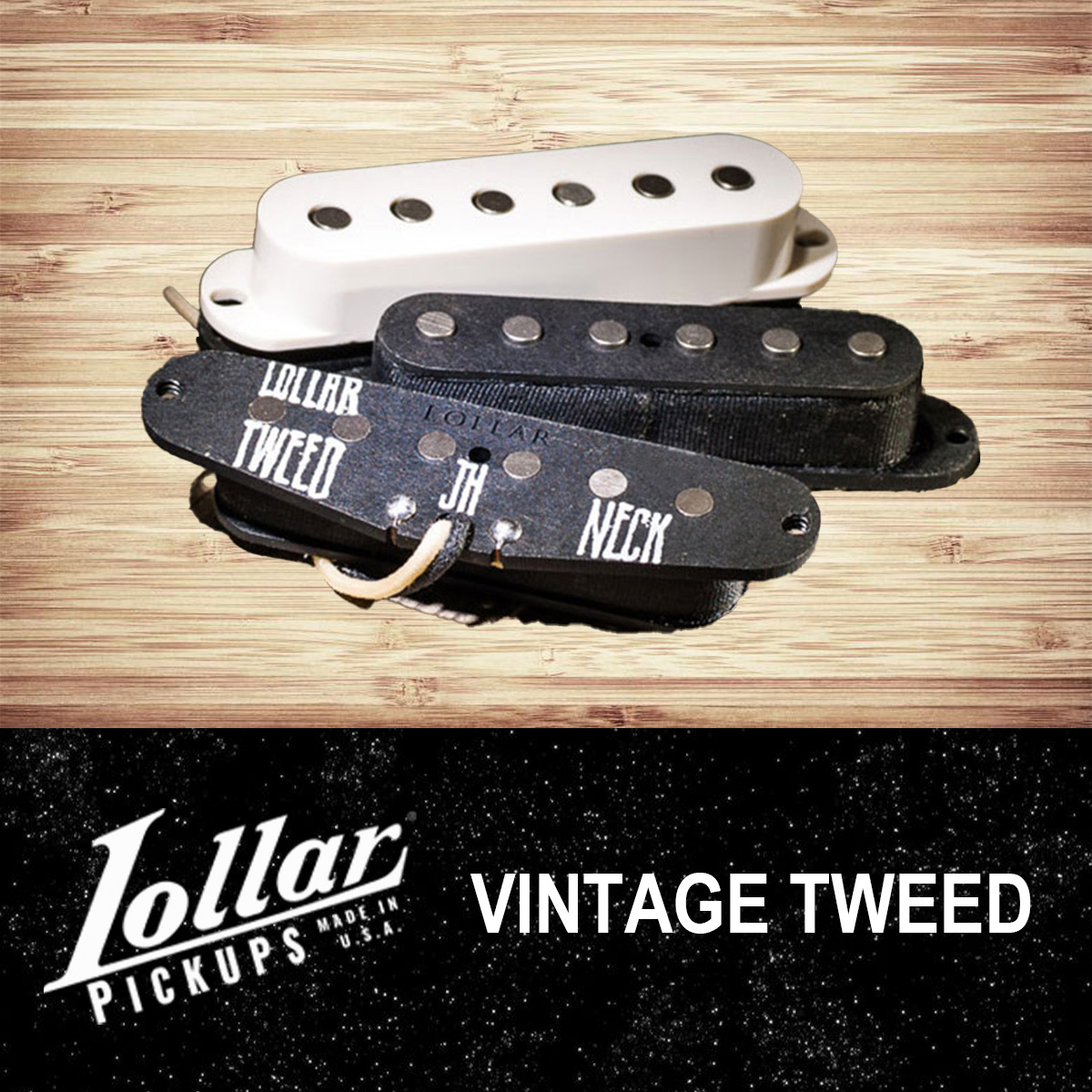 Lollar Strat Vintage Tweed 前/中/後段 電吉他 拾音器