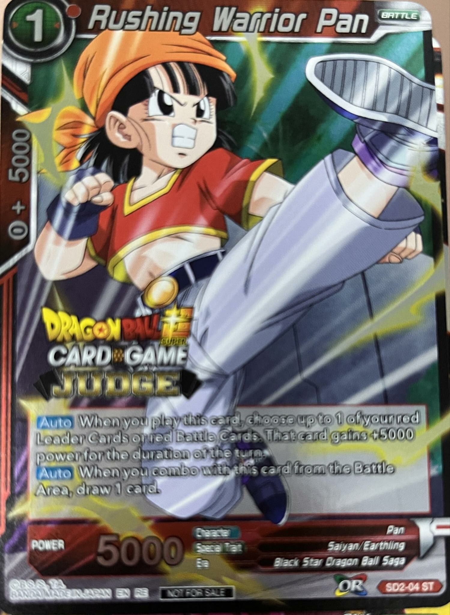 (Judge Promo) SD2-04 Rushing Warrior Pan