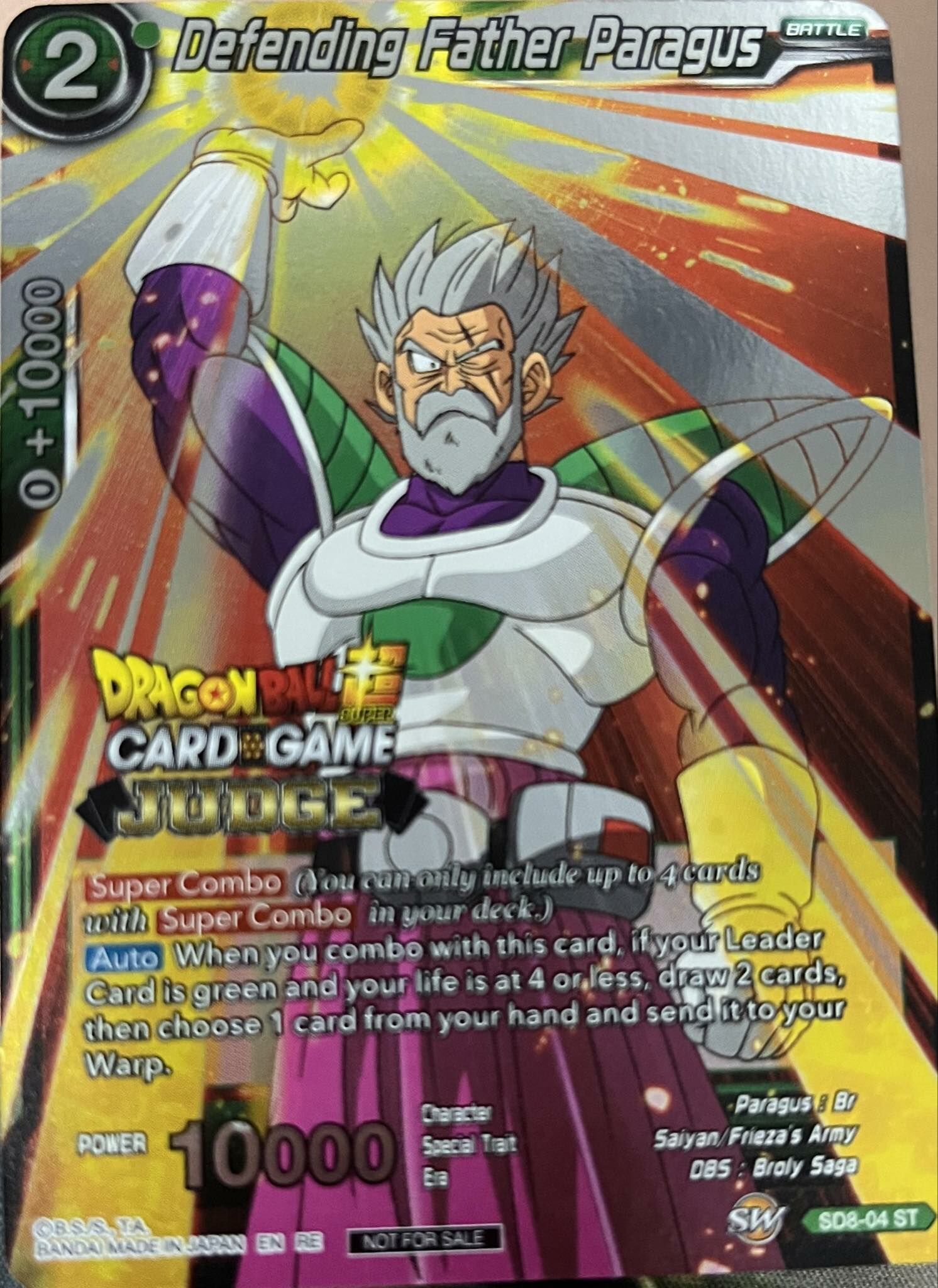 (Judge Promo)SD8-04 Defending Father Paragus