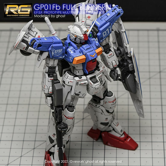 G-Rework 水貼 - [RG] GUNDAM GP01Fb FULL BURNERN [CD-RG13]