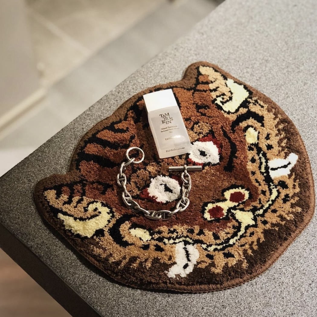 RAW EMOTIONS - Brown Tiger Head Rug Coaster