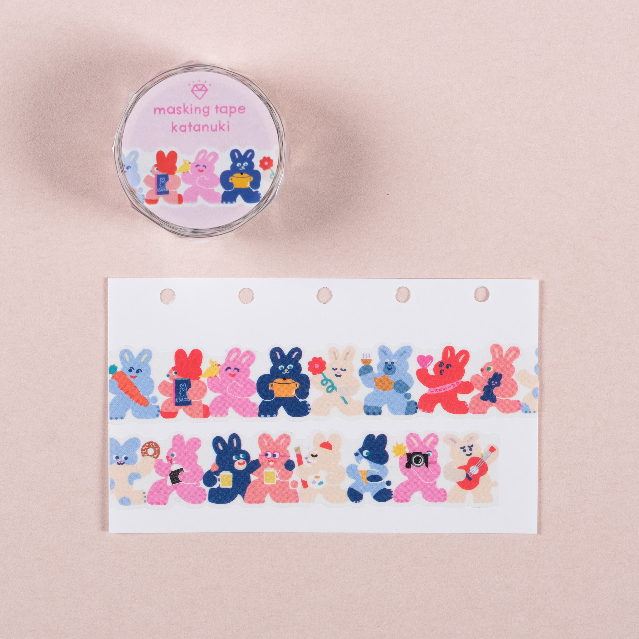 GOKIGEN 紙膠帶 / AIUEO / JAPAN