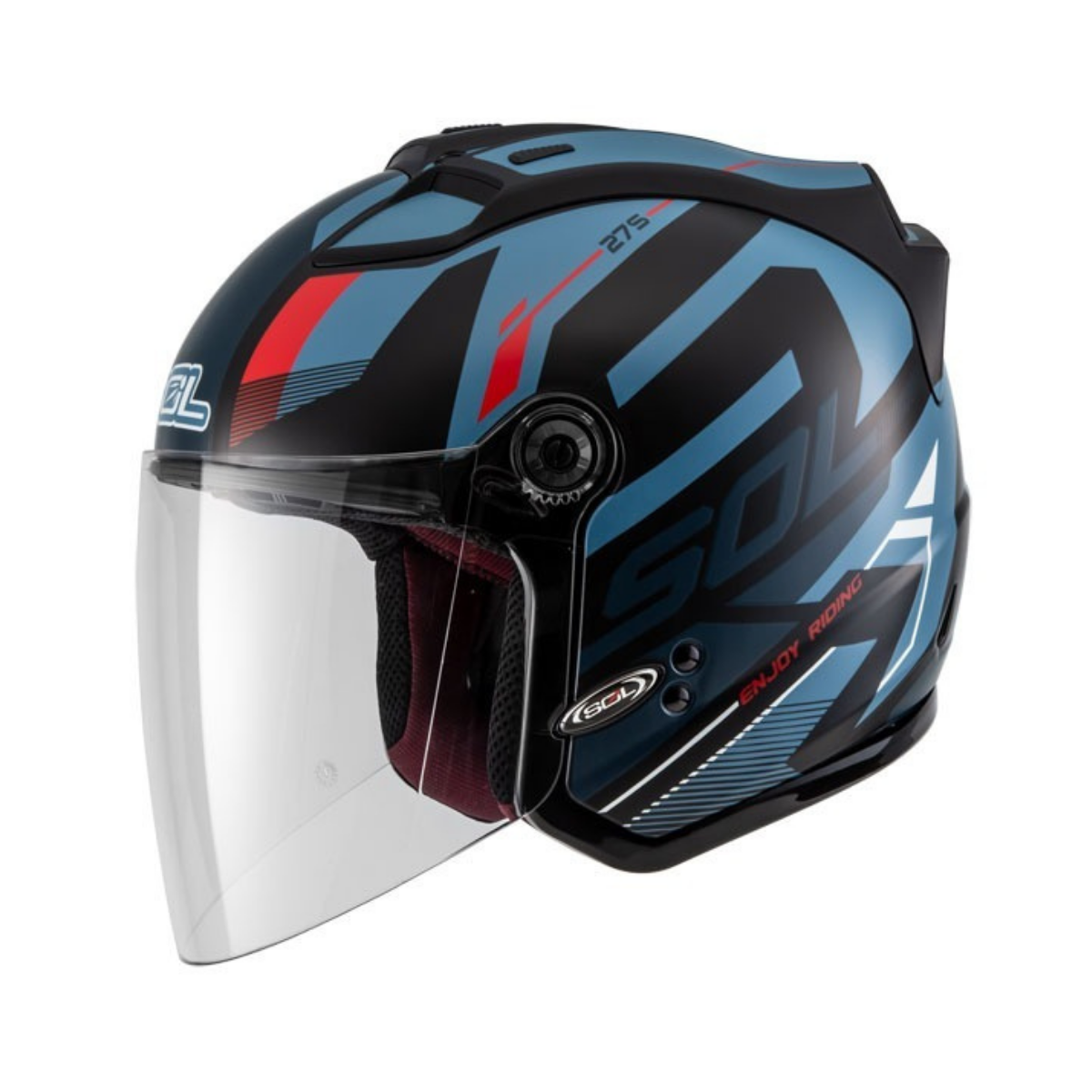 【SOL】27S 星艦3/4罩安全帽