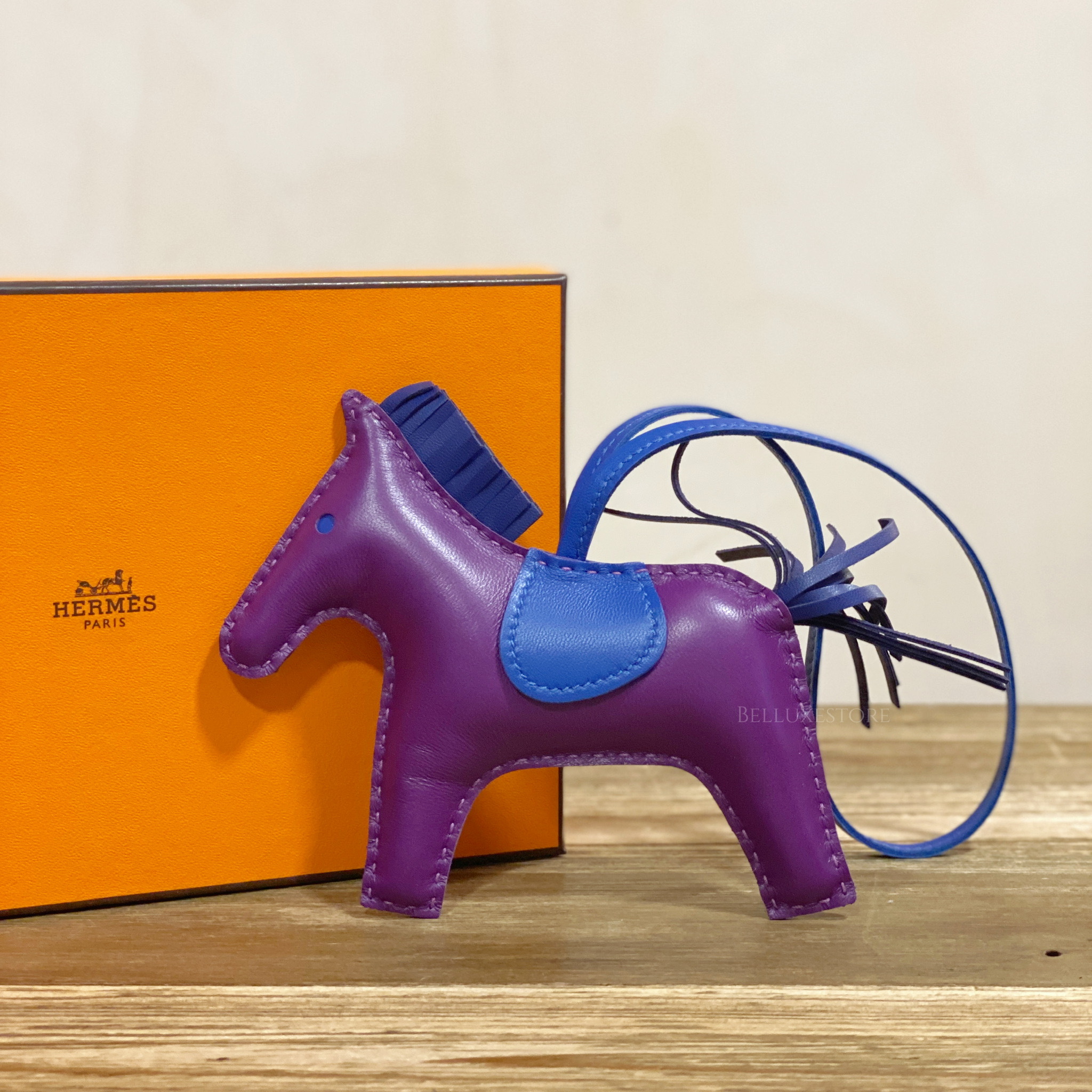 [Unused] Hermes rodeo mm stamp Z Violet/ saphir/ Ble...