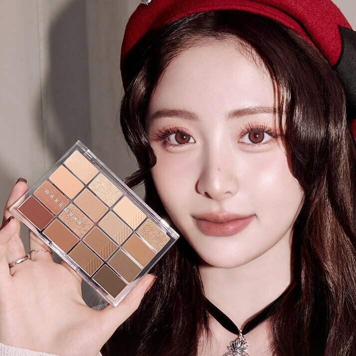 WAKEMAKE Soft Blurring Eye Palette London Brown系列